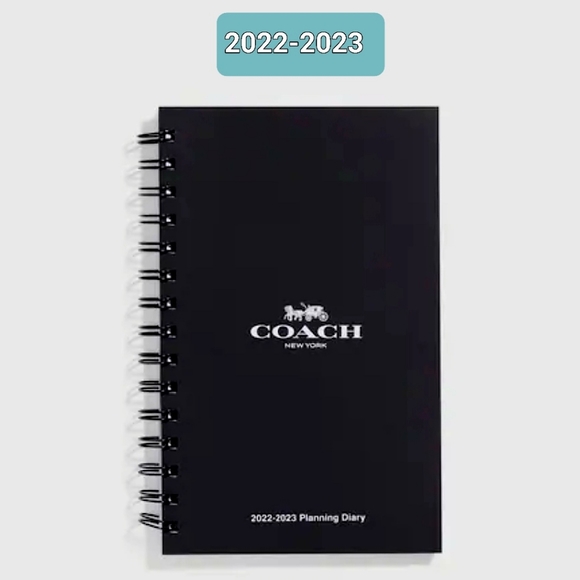 Coach | Accessories | Coach 2222023 6 X 8 Spiral 6month Planner Book ...